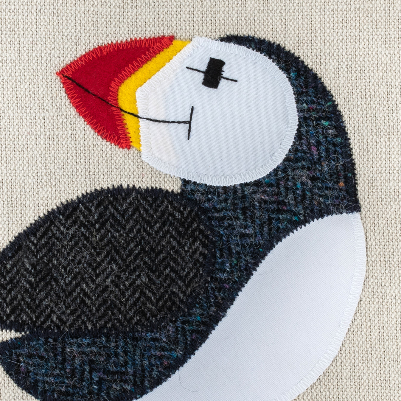 Handmade Puffin Cushion – Seaforth Designs