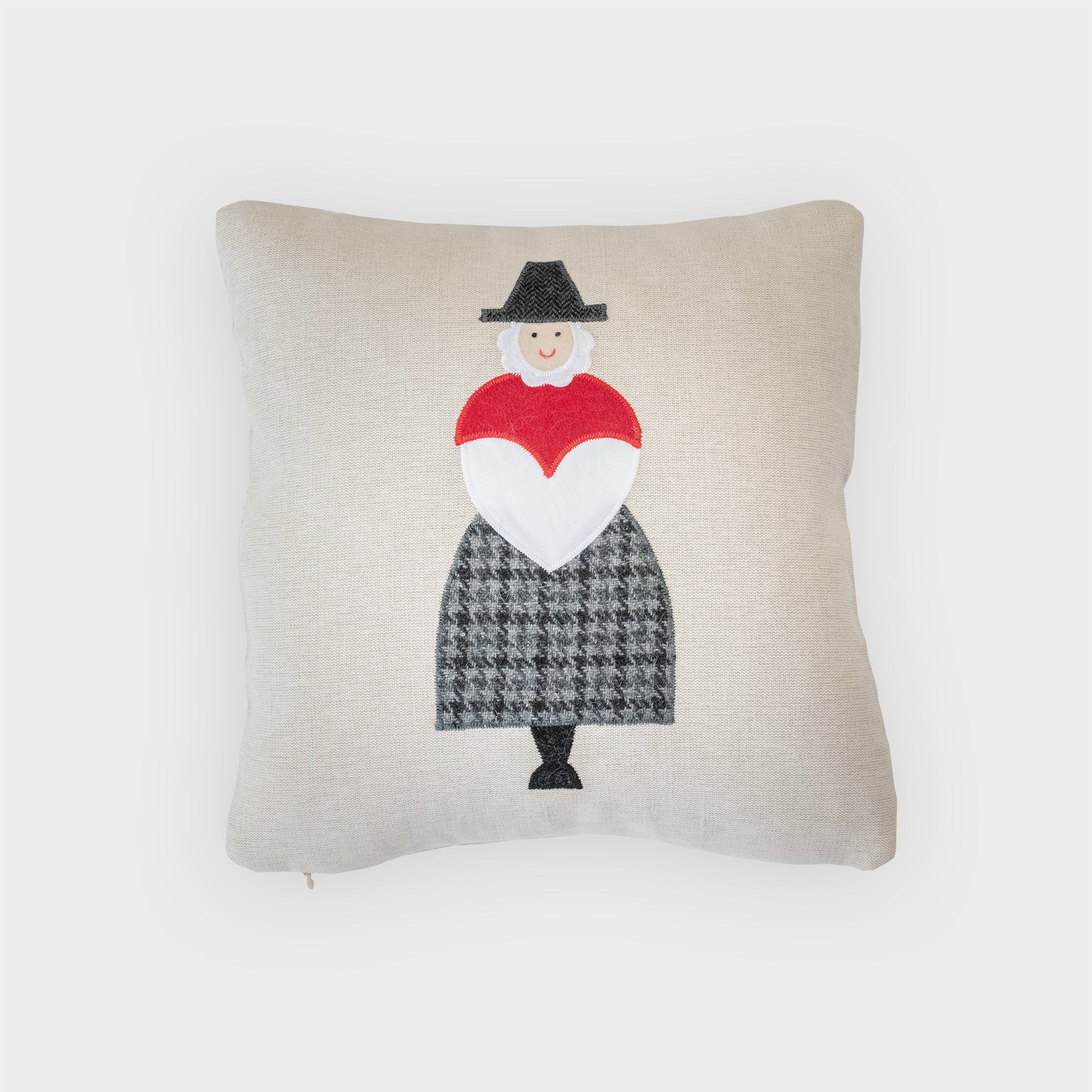 Handmade Welsh Lady Cushion – Seaforth Designs