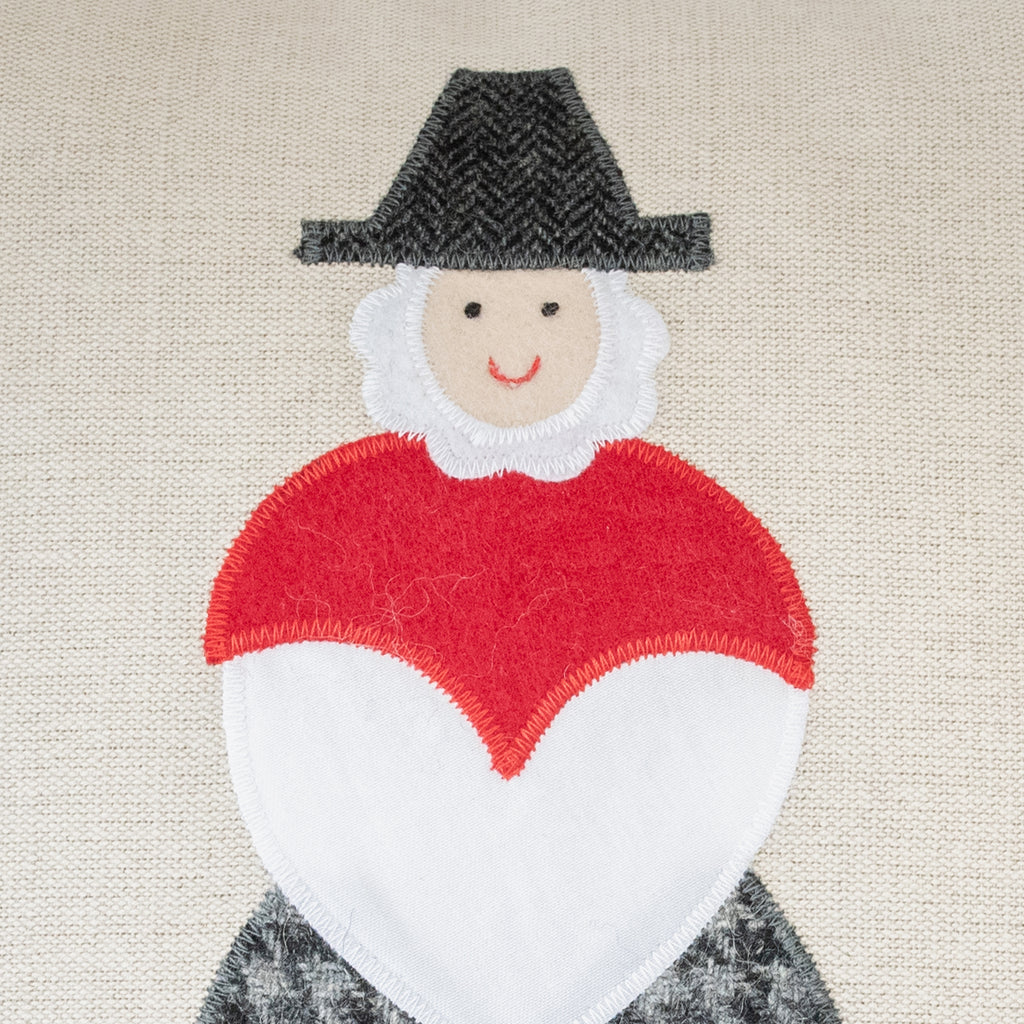 Handmade Welsh Lady Cushion – Seaforth Designs