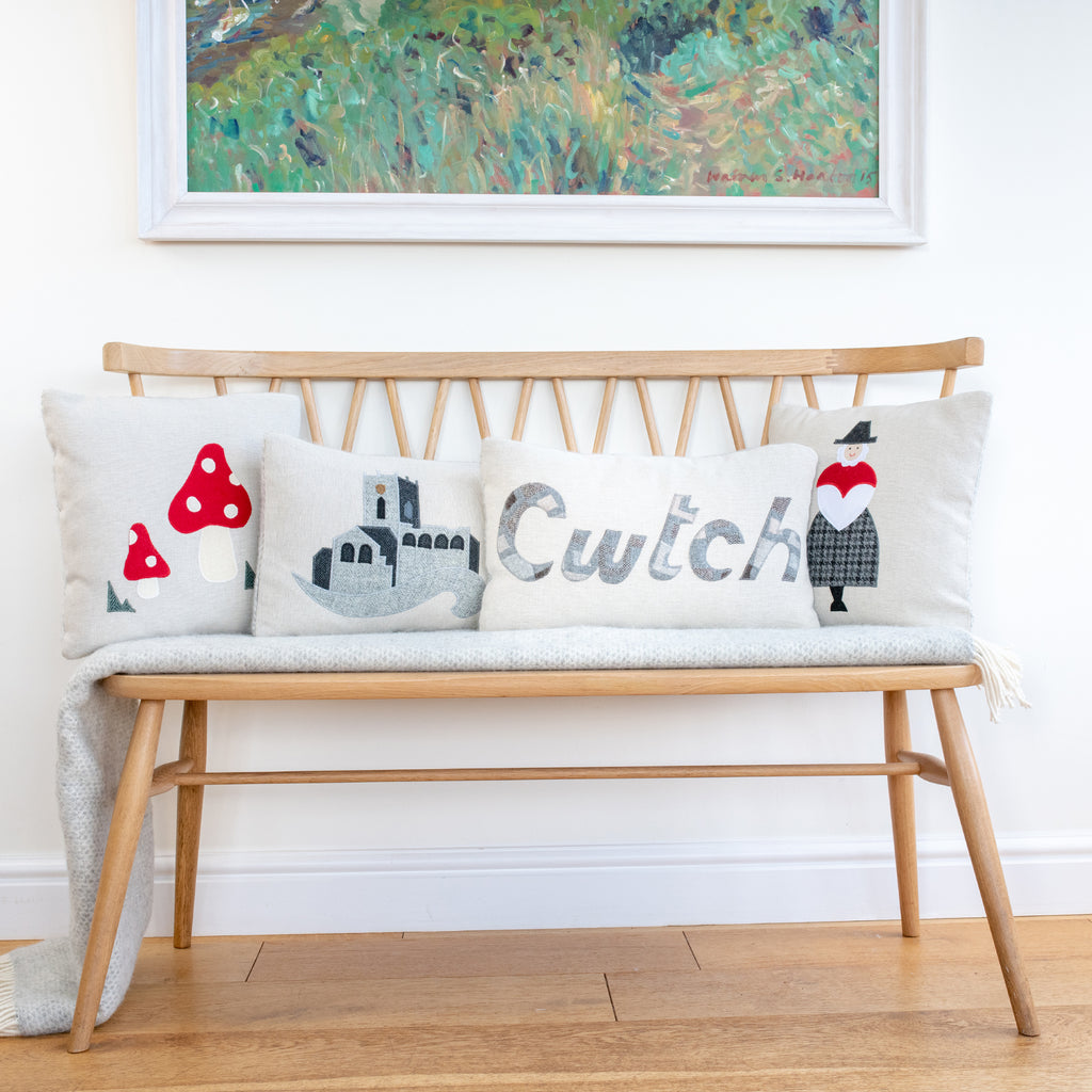 Handmade Welsh Lady Cushion – Seaforth Designs